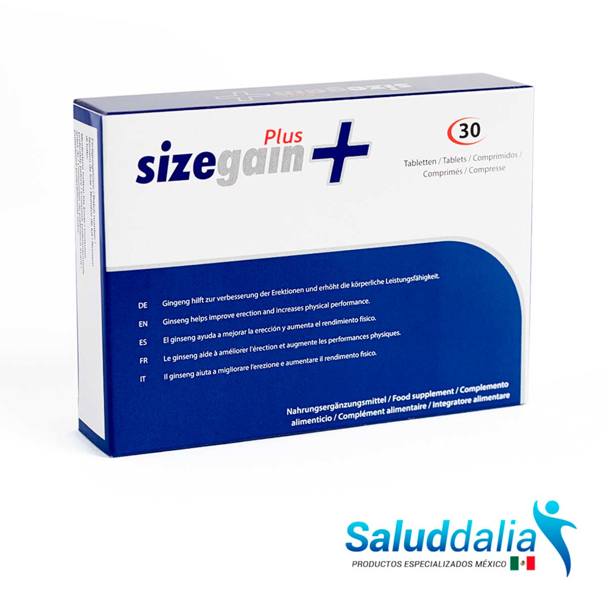 Size Gain Plus - Cápsulas- Agranda el pene naturalmente, Virilidad